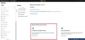 Onboard On-Premises Servers To Azure ARC From Windows Admin Center ...