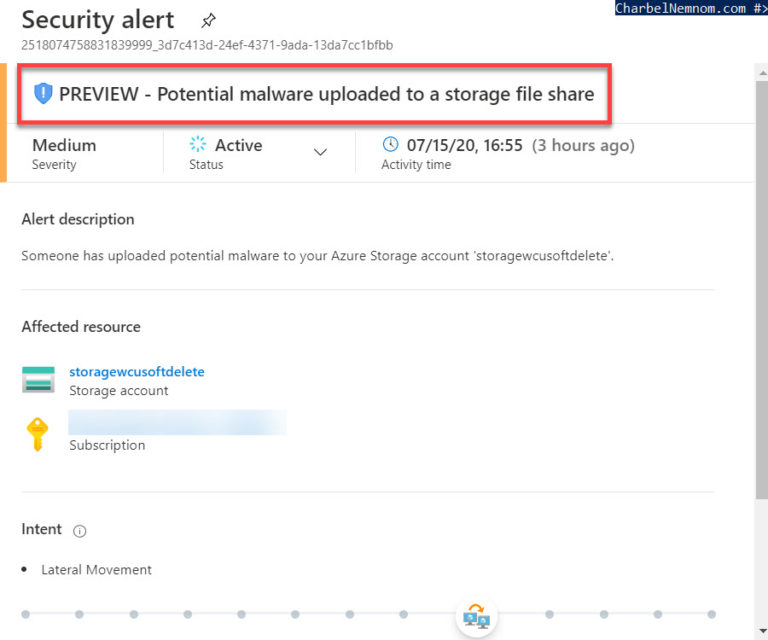 Protect Azure File Shares In Microsoft Defender For Cloud - CHARBEL ...