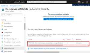 Protect Azure File Shares In Microsoft Defender For Cloud - CHARBEL ...