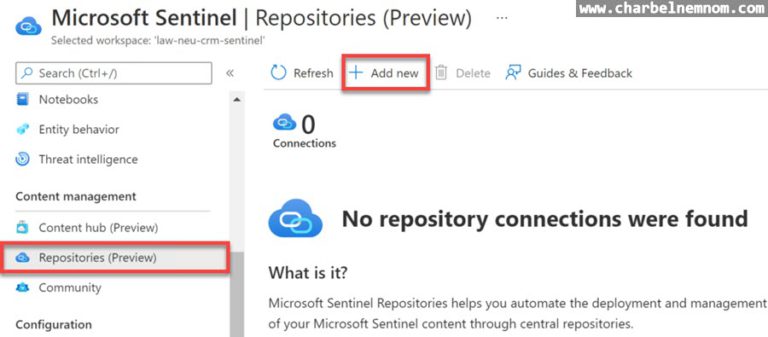 Manage Security Content As Code With Microsoft Sentinel - CHARBEL ...