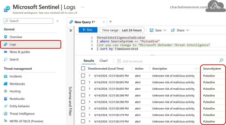 Import Free TAXII Threat Intelligence Feed to Microsoft Sentinel 17